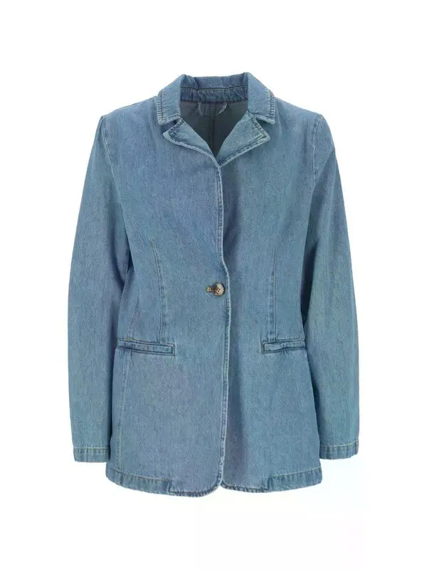 Marella Single-breasted Jacket - Blue
