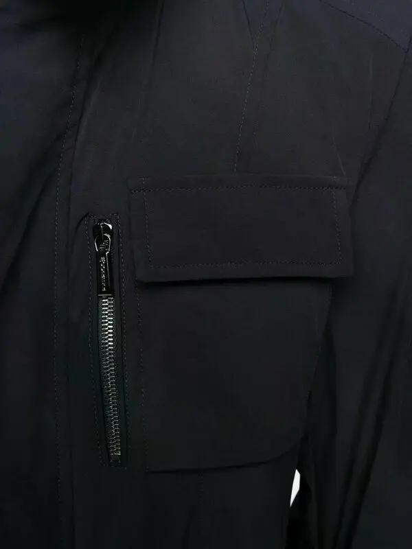 MOORER Manolo Multi-pocket Jacket - Blue