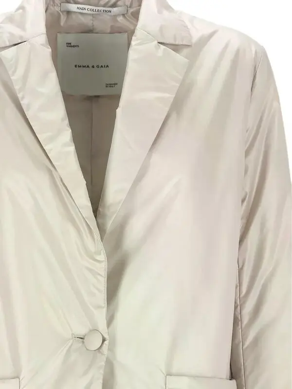 EMMA E GAIA Padded Notched Lapel Jacket