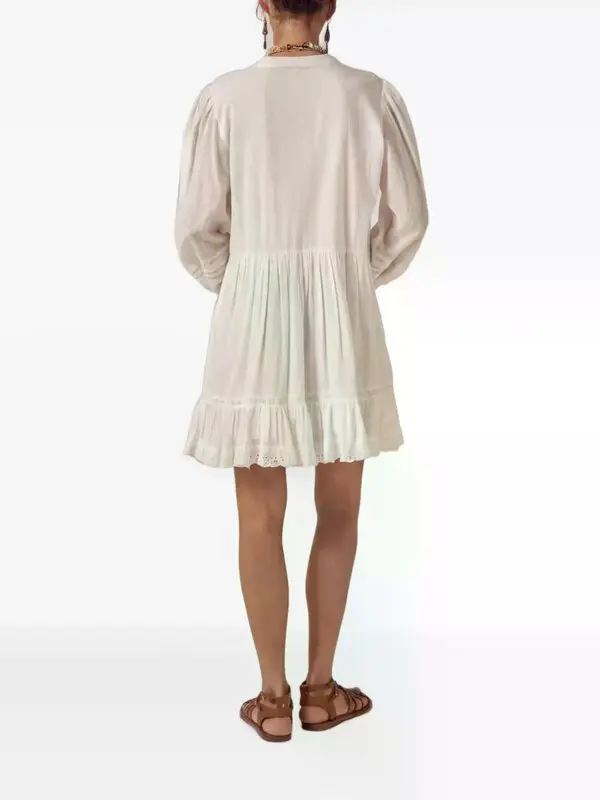 MAISON HOTEL Francesca Plumeti-cotton Mini Dress