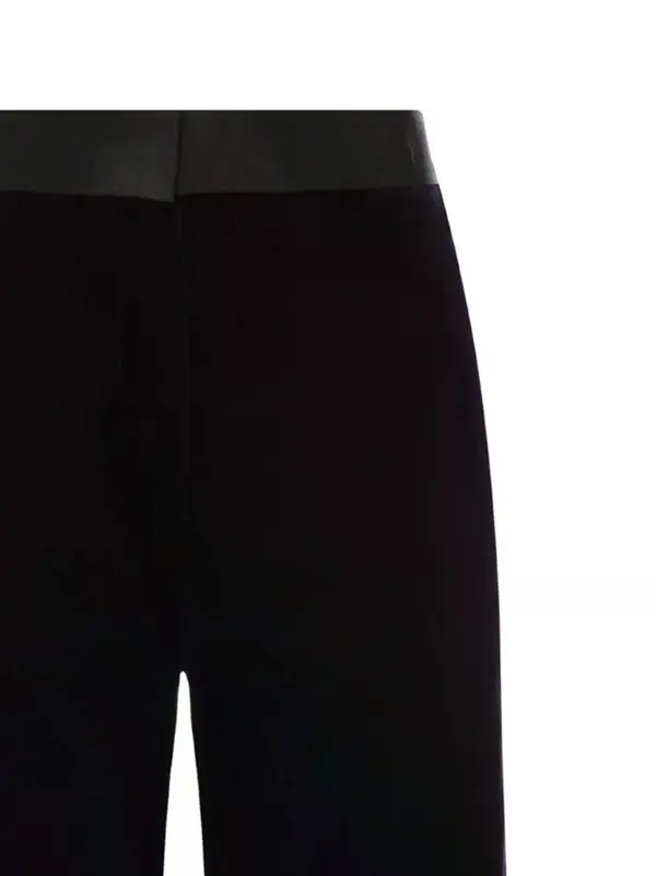 Victoria Beckham Alina Straight Leg Trousers - Blue
