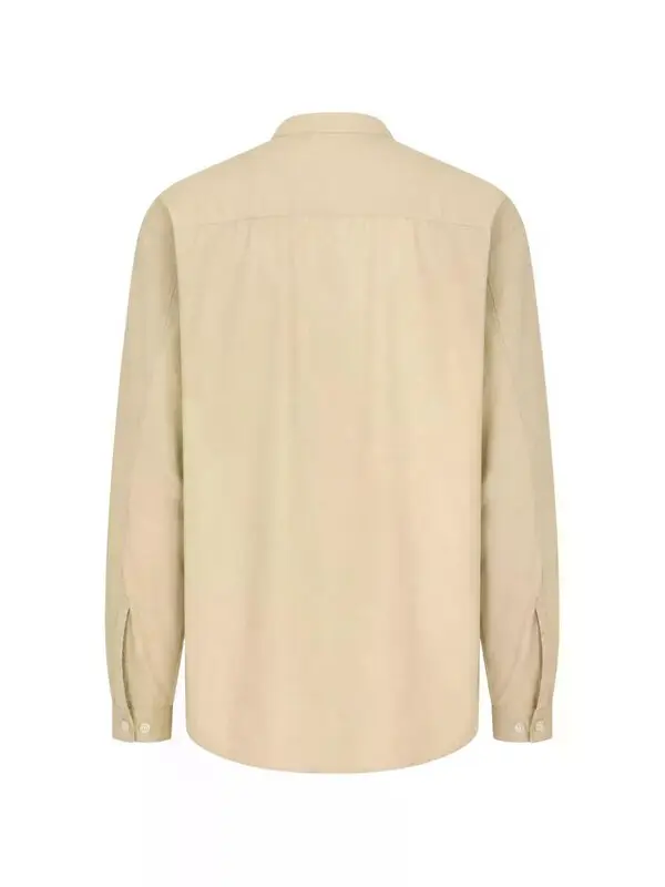 Officine Générale Band-collar Long-sleeve Shirt