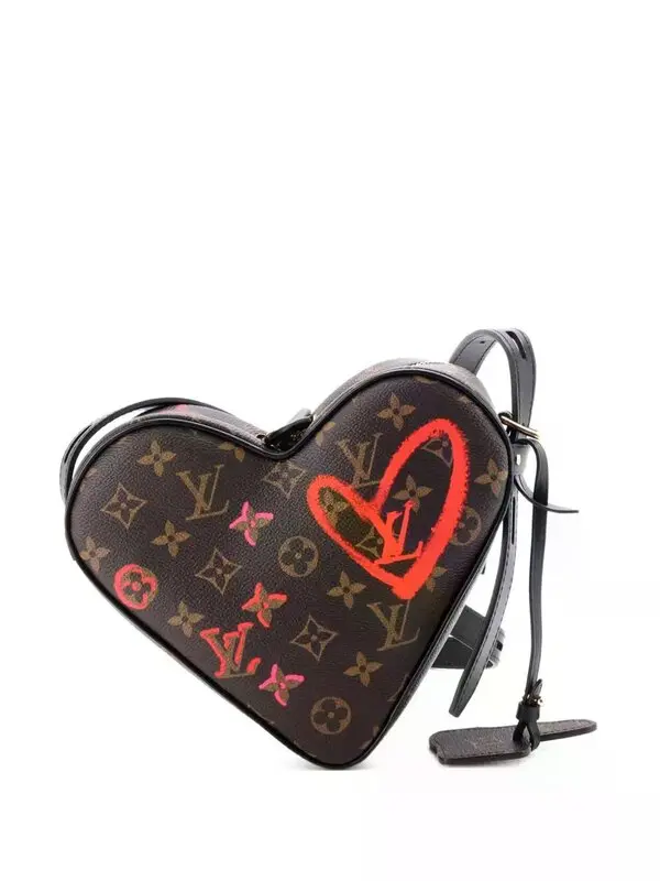 LOUIS VUITTON Limited Edition Fall In Love Monogram Canvas Crossbody Bag - Brown
