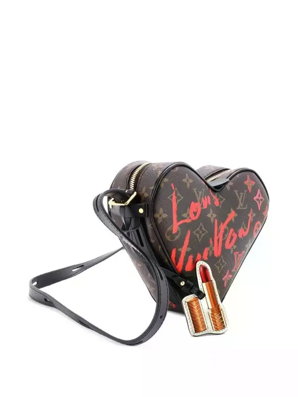 LOUIS VUITTON Limited Edition Fall In Love Monogram Canvas Crossbody Bag - Brown