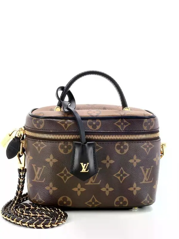 LOUIS VUITTON Reverse Monogram Canvas Pm Satchel