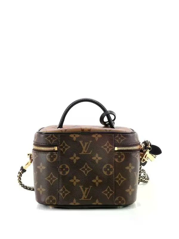 LOUIS VUITTON Reverse Monogram Canvas Pm Satchel