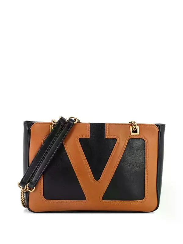 Valentino Garavani Viva Superstar Chain Leather Small Tote Bag