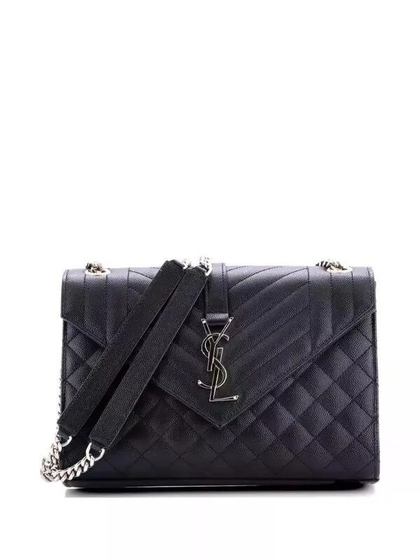 Saint Laurent Classic Monogram Envelope Satchel Shoulder Bag