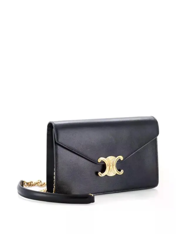 Celine Margo Triomphe Wallet On Chain Leather Crossbody Bag