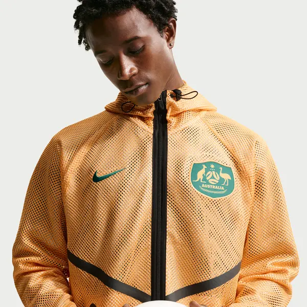 Nike Australia Dri-fit Soccer Anthem Jacket - Brown