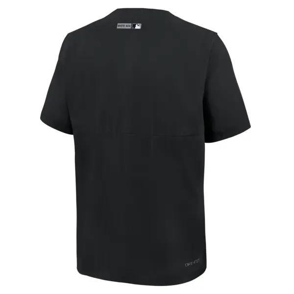 Nike Chicago White Sox Authentic Collection Dri-fit Mlb 1/4-zip Short-sleeve Windshirt