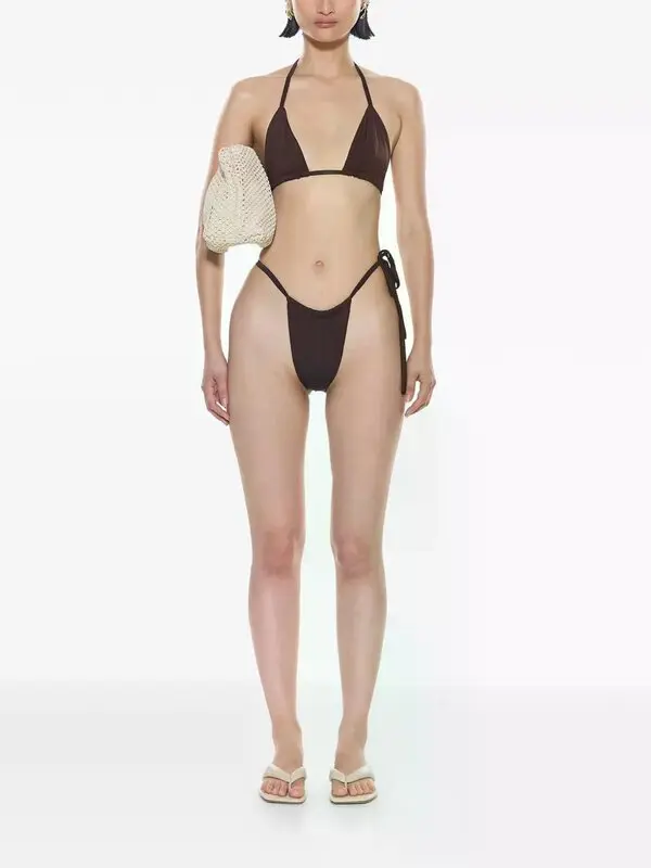 Myra Swim Kyle Side-tie Bikini Bottoms - Brown