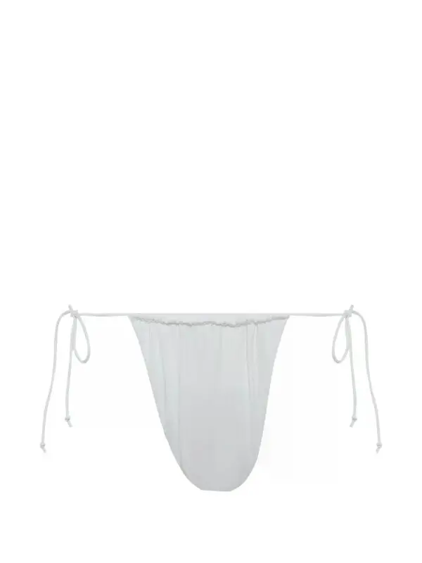 Myra Swim Jocelyn Side-tie Bikini Bottoms - White