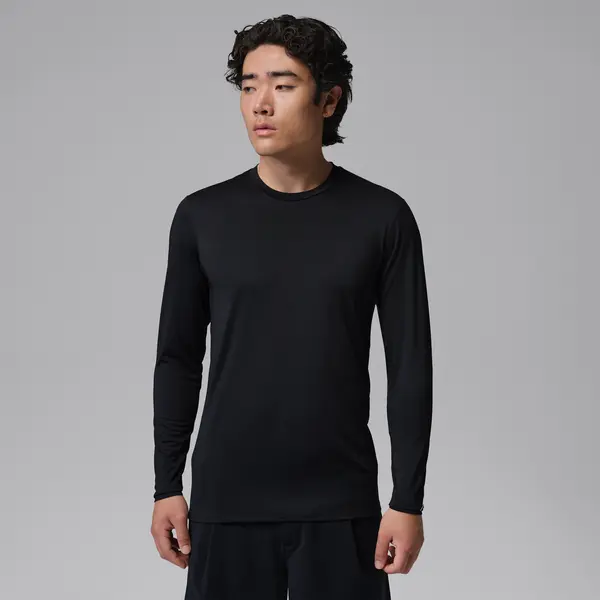 JORDAN Sport Dri-fit Long-sleeve Base Layer Golf Top - Black