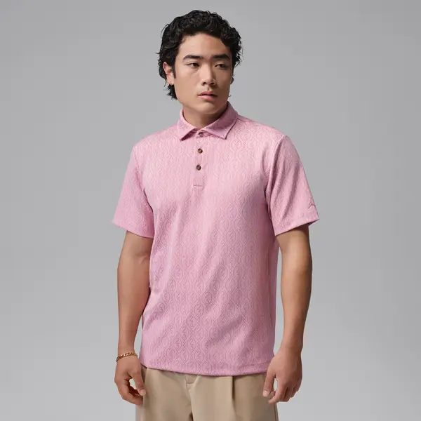 JORDAN Sport Golf Jacquard Polo - Pink