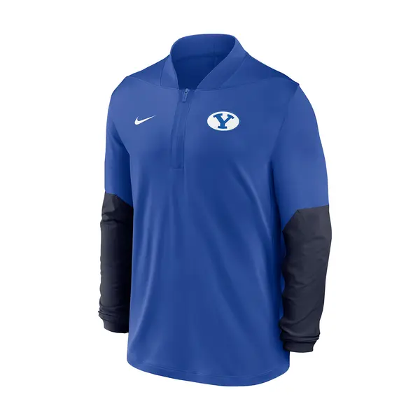 Nike Brigham Young University Cougars Dri-fit Half-zip Top