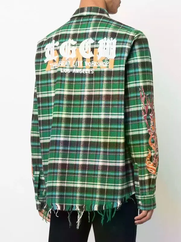 Amiri X The Great City Workshop Checked Shirt