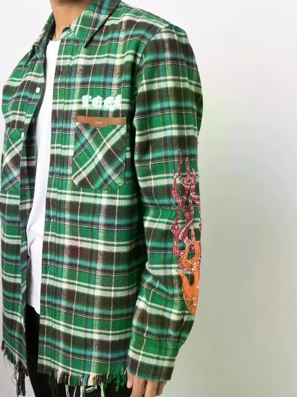 Amiri X The Great City Workshop Checked Shirt