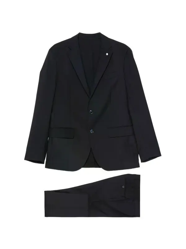 LUIGI BIANCHI MANTOVA Single-breasted Notched-lapels Suit