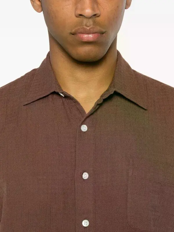 LA PAZ Short-sleeve Button-down Shirt