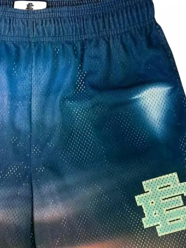 ERIC EMANUEL Basic Mesh Shorts - Blue