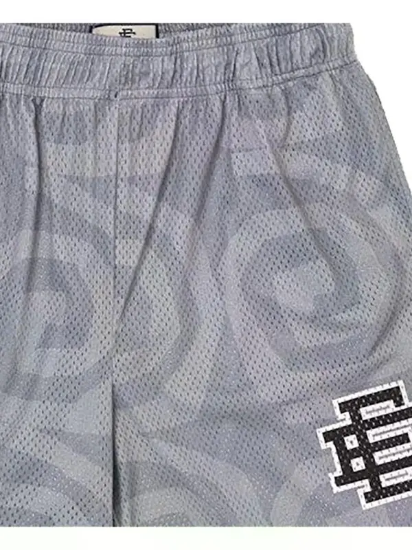 ERIC EMANUEL X Interscope Records Logo-print Mesh Shorts