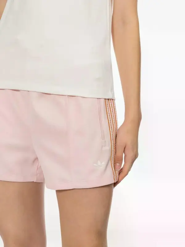 Adidas Crochet-stripe Shorts