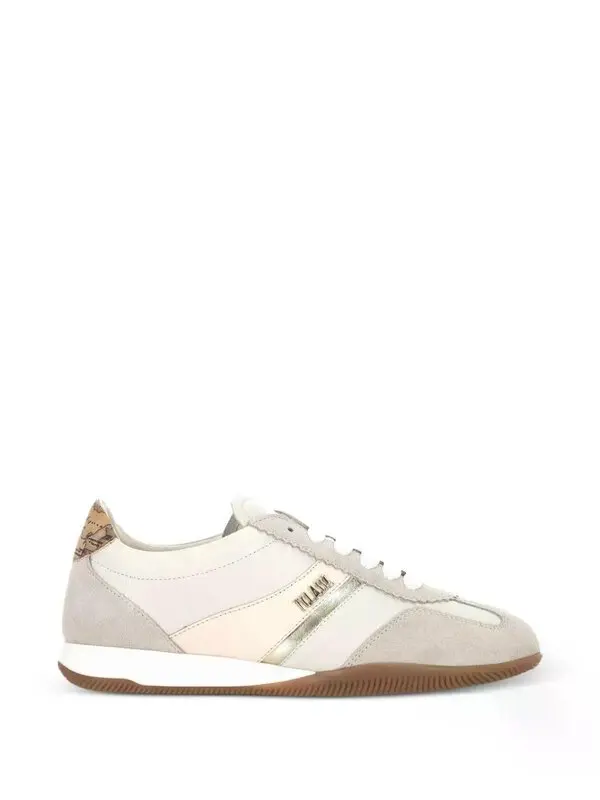 ALVIERO MARTINI 1° CLASSE Geo Map-print Panel Sneakers