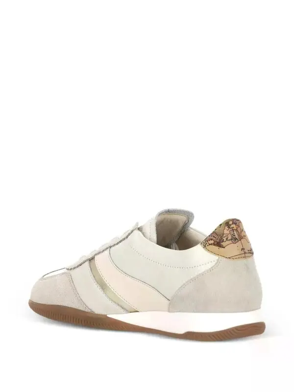 ALVIERO MARTINI 1° CLASSE Geo Map-print Panel Sneakers