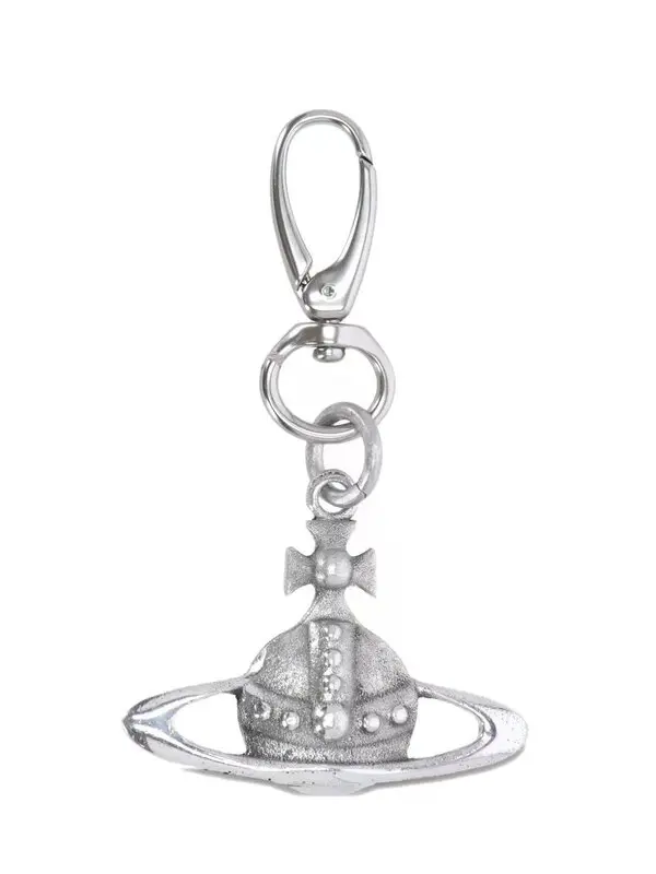 VIVIENNE WESTWOOD Orb Charm Keyring - Silver