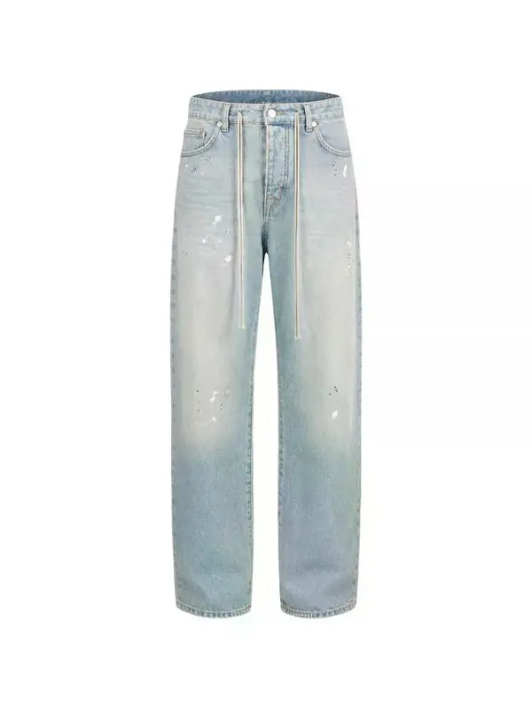 STATE OF ORDER Paint-splatter Drawstring Jeans
