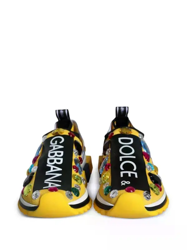 Dolce & Gabbana Sorrento Embellished Sneakers