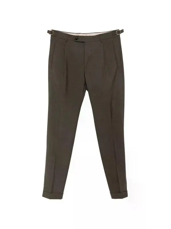 BERWICH Pleated Side-adjuster Trousers