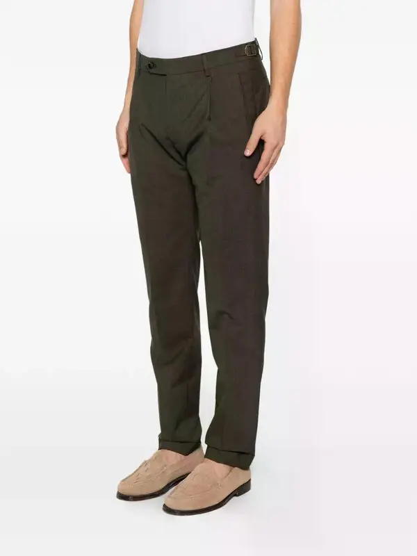 BERWICH Pleated Side-adjuster Trousers