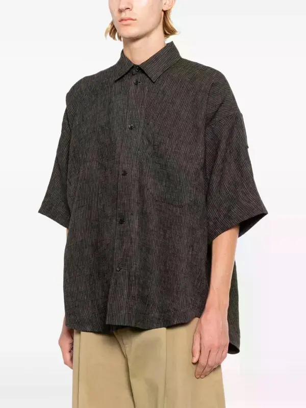 JAN JAN VAN ESSCHE Striped Short-sleeve Shirt