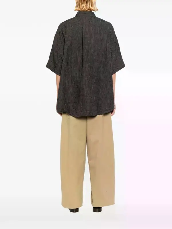 JAN JAN VAN ESSCHE Striped Short-sleeve Shirt