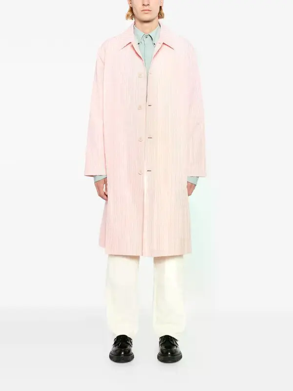 LII Striped Seersucker Coat