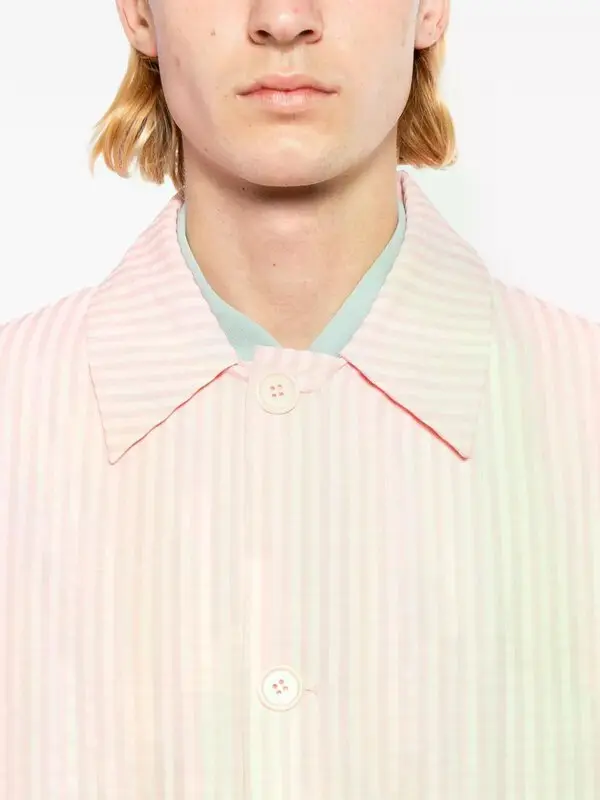 LII Striped Seersucker Coat