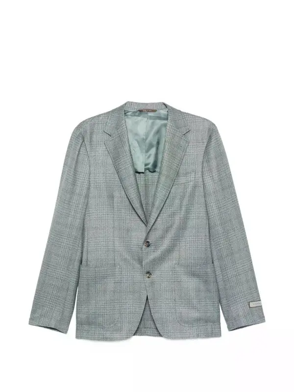 Canali Check-pattern Blazer