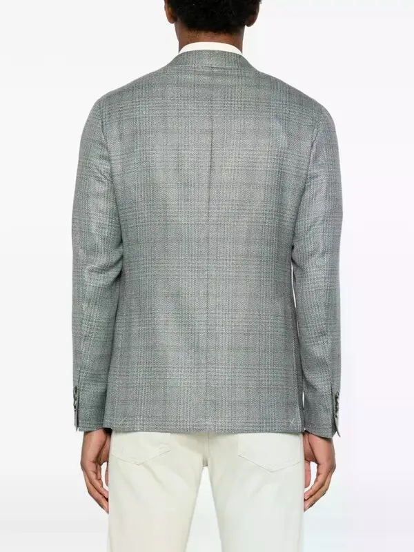 Canali Check-pattern Blazer