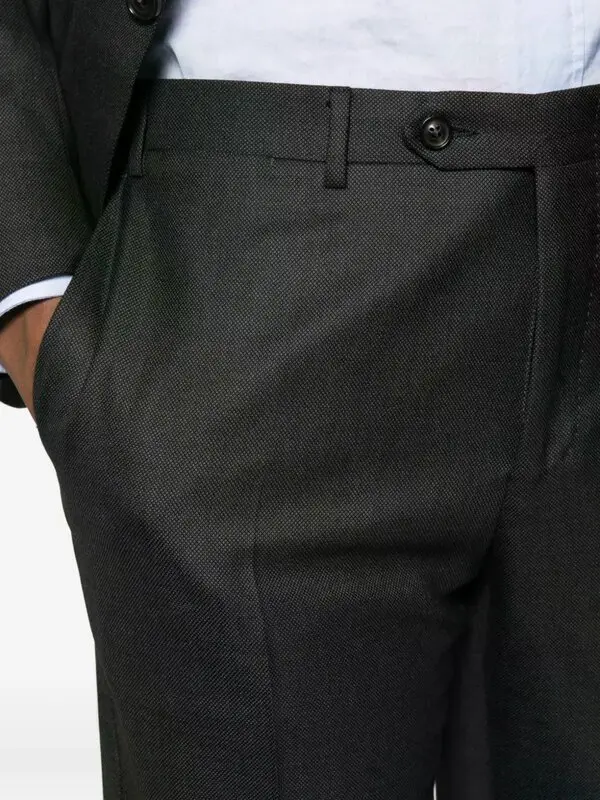 Canali Single-breasted Wool Suit - Grey