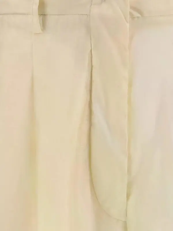 THELATEST Pleated Wide Leg Trousers - Neutrals