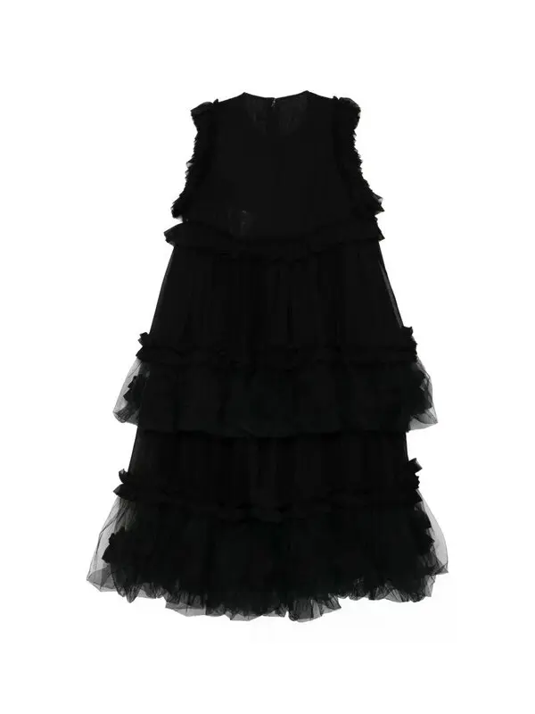 Noir Kei Ninomiya Ruffled Tiered Dress
