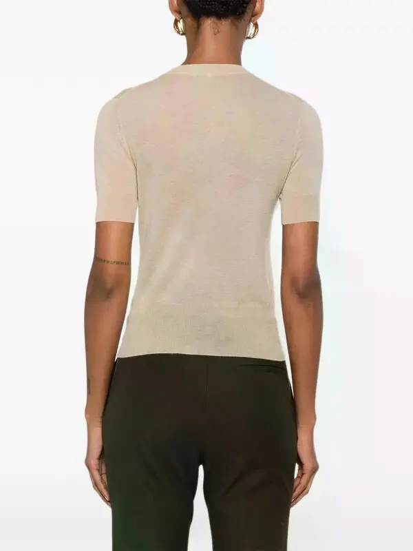JOSEPH Cashair Short-sleeve Top
