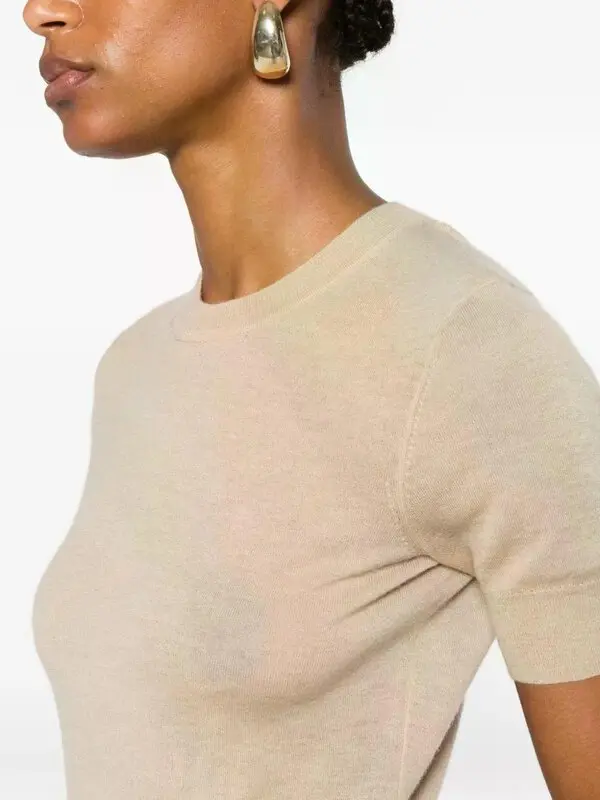 JOSEPH Cashair Short-sleeve Top