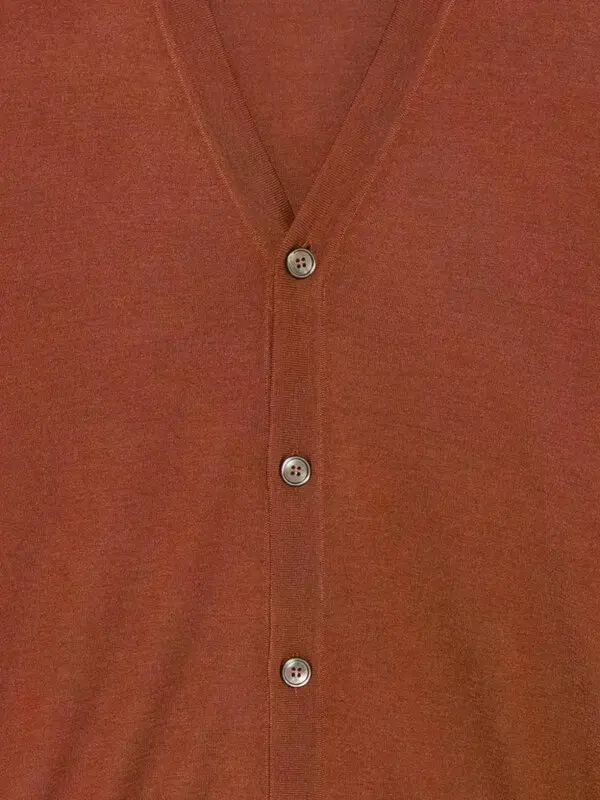 GRAN SASSO V-neck Cardigan - Brown