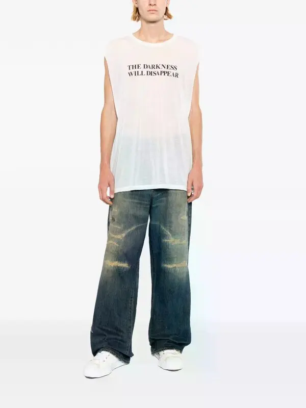 KAMIYA Slogan-print T-shirt