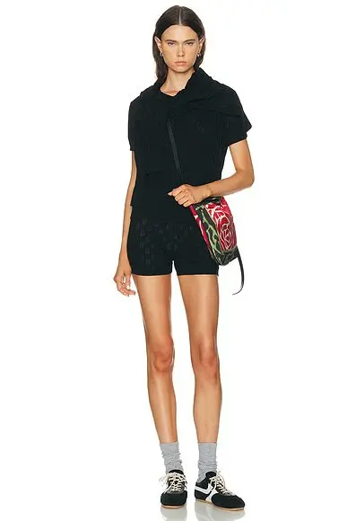 Dries Van Noten Merino Wool Cable Knit Sweater