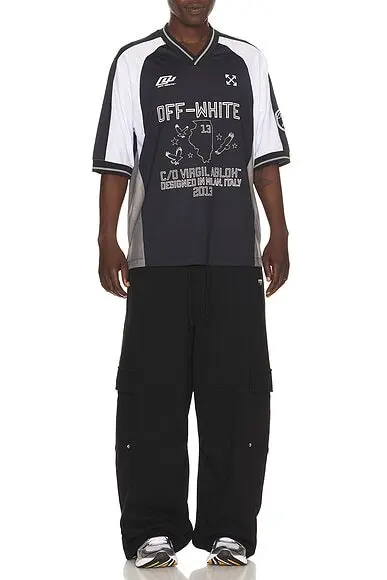Off-White Eagle Team" Soccer Jersey