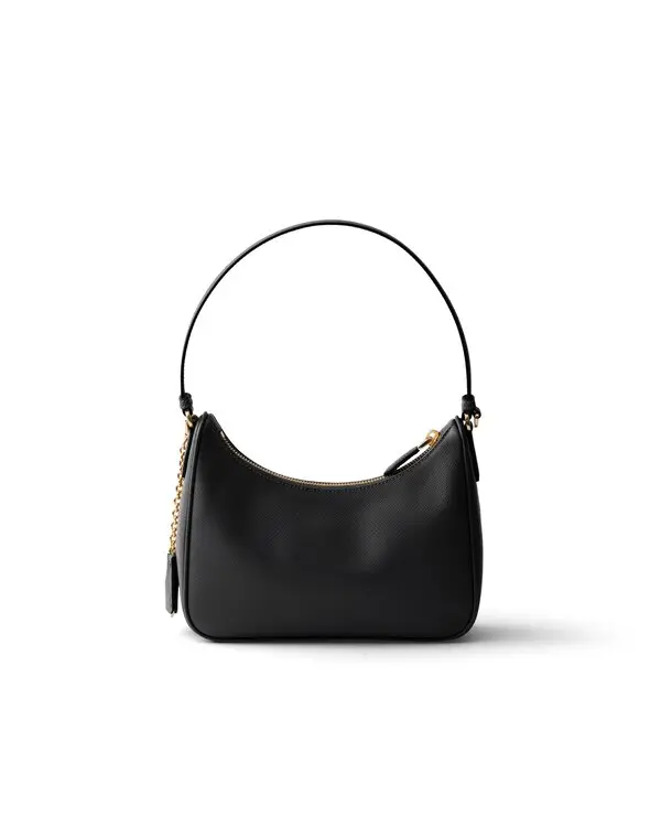 Prada Re-edition 2005 Saffiano Leather Mini-bag - Black